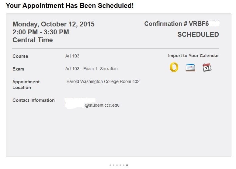 Proctored Exam Scheduling - City Colleges of Chicago